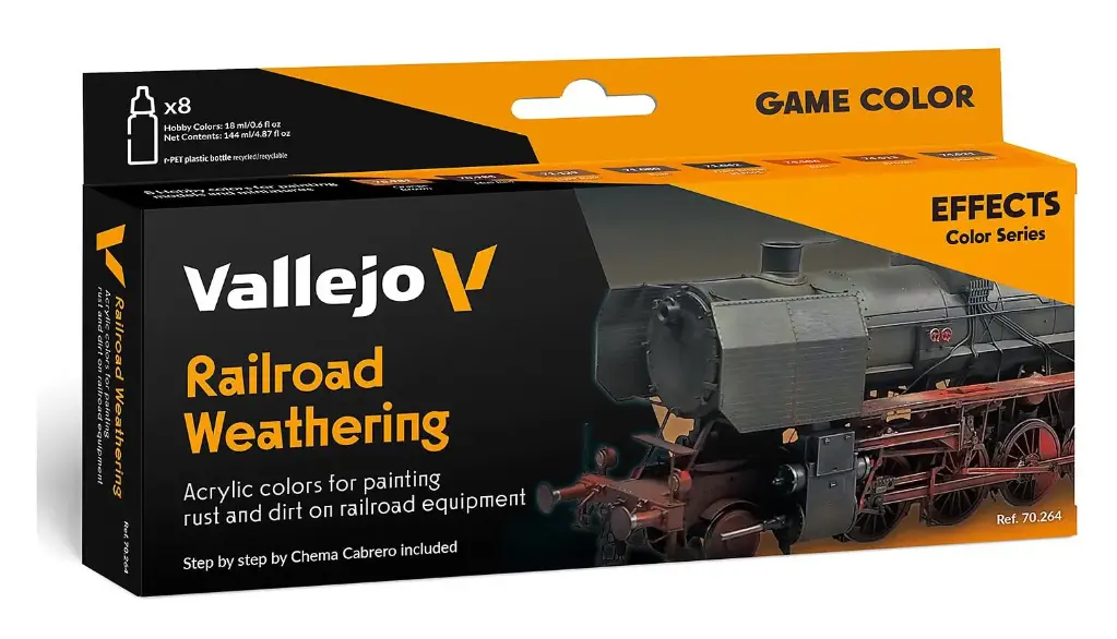 Vallejo : Railroad Weathering │ Effects Color Series | Hobby2000 Modélisme